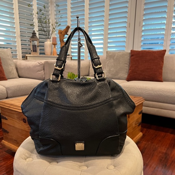 MCM | Bags | Mcm Leather Dome Satchel Bag | Poshmark